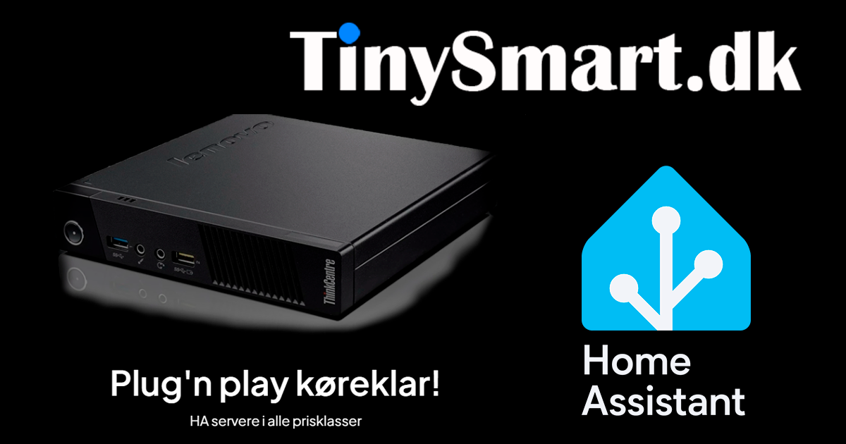 Tiny forside - TinySmart - Home Assistant Servere